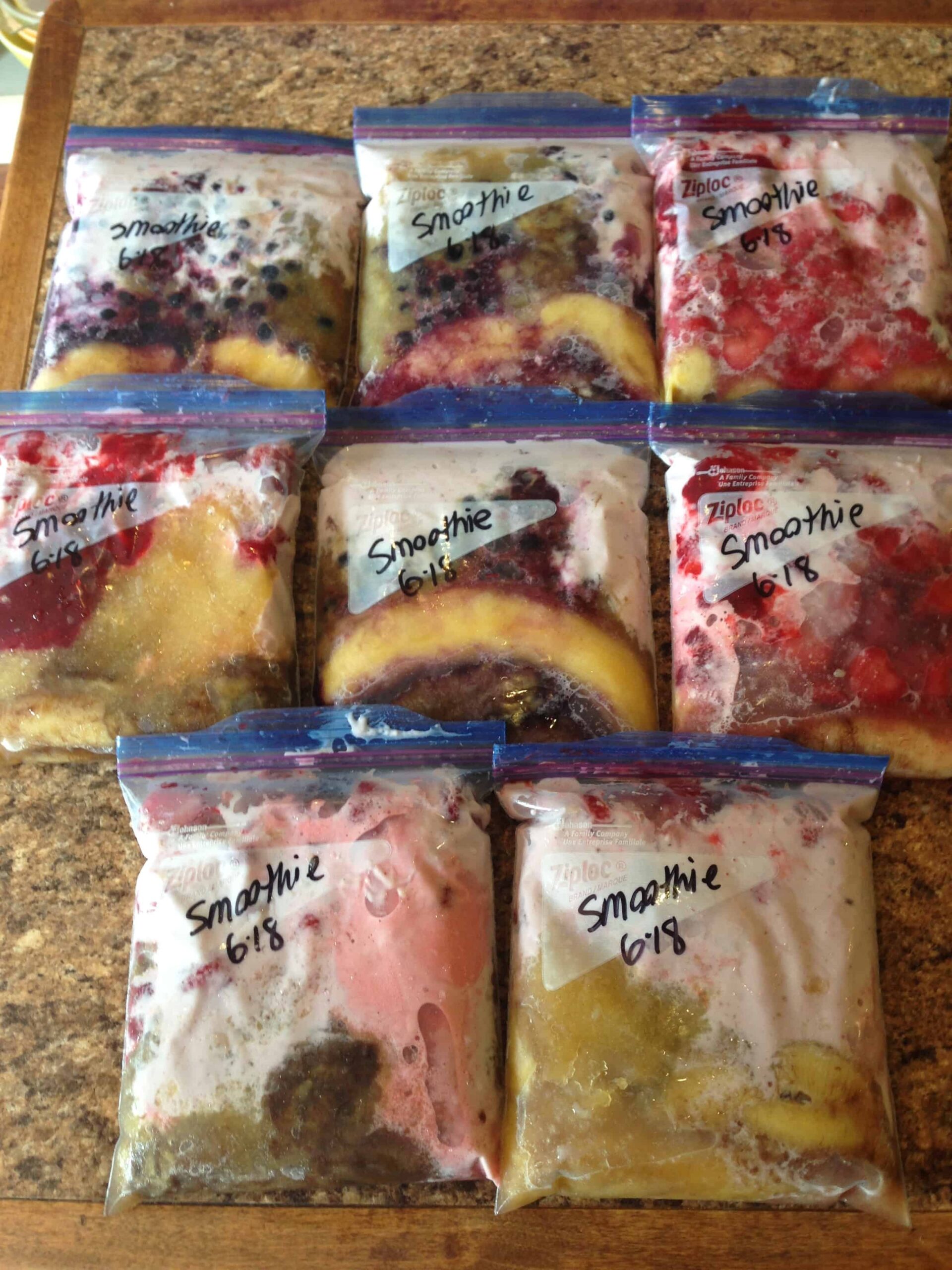 Smoothie Freezer Packs