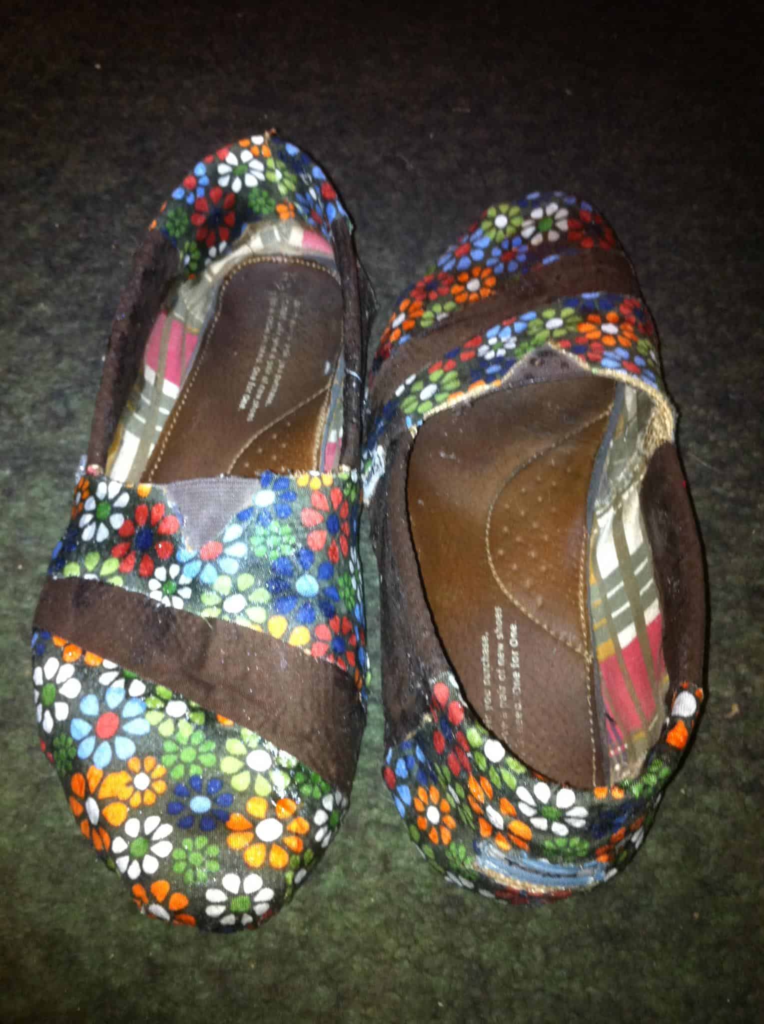 Spotlight Series: Upcycled Shoe Art by Katrina