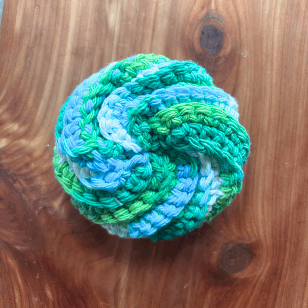 Crocheted Face Scrubby - Preserving My Sanity