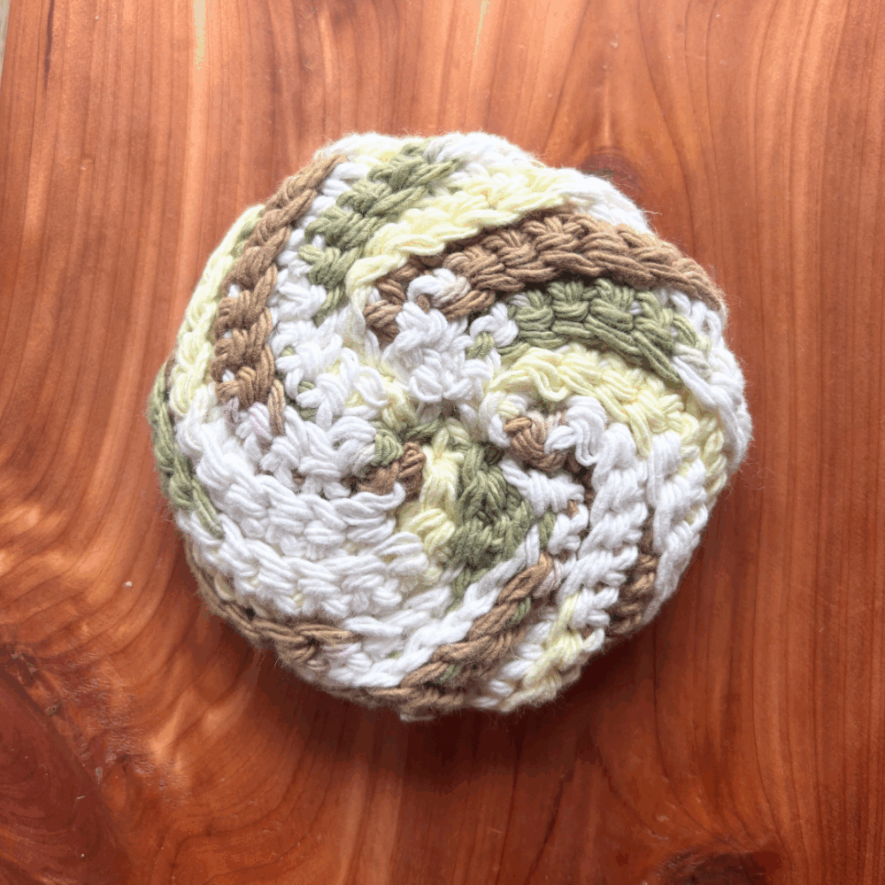 Crocheted Face Scrubby - Preserving My Sanity
