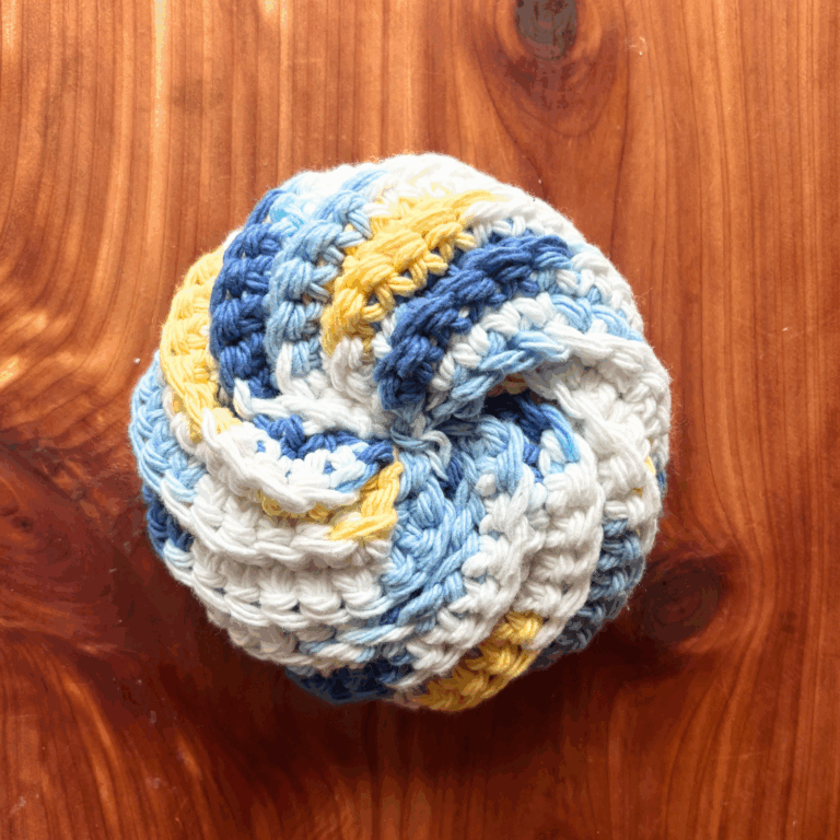 Crocheted Face Scrubby - Preserving My Sanity